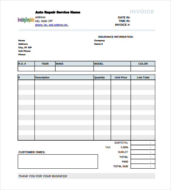 Lumper Receipt Template Nelohell