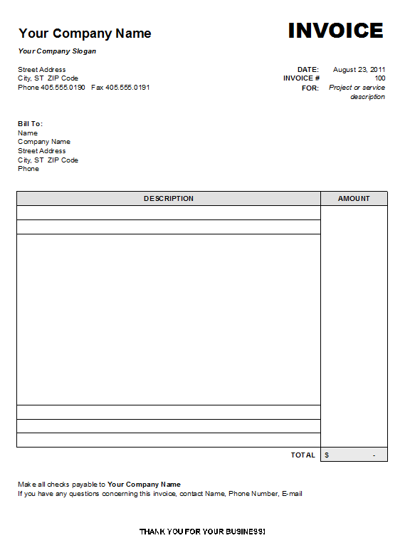 Free Invoice Template Uk Mac Invoice Example