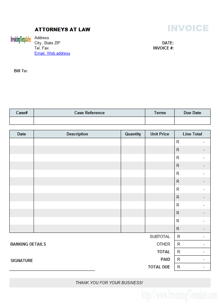 Invoice Template Excel South Africa Invoice Example