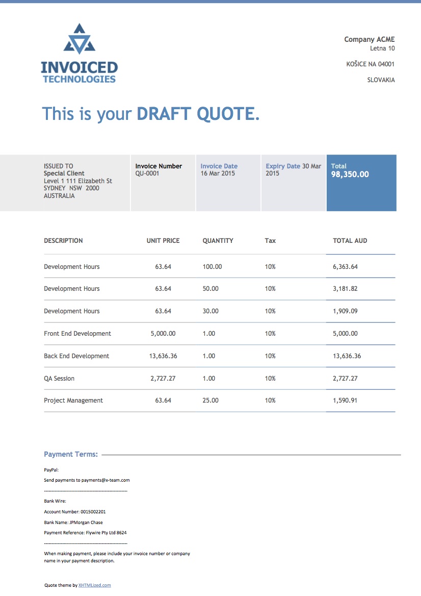 20 Awesome How To Make A New Invoice Template In Quickbooks